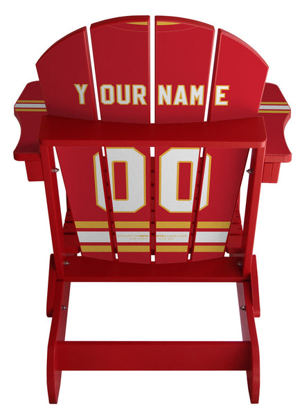 Calgary Flames Custom Sports Chair | MyCustomSportsChair.com