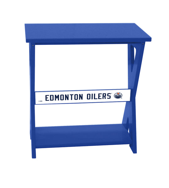 Edmonton Oilers® NHL End Table – MyCustomSportsChair.com