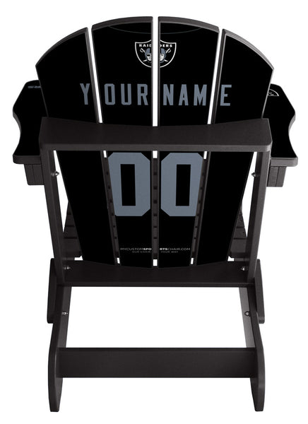 Las Vegas Raiders Custom Sports Chair | MyCustomSportsChair.com